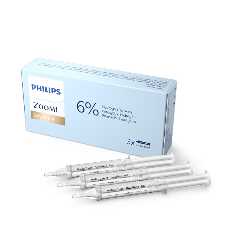 Kit de albire Philips Zoom pentru acasa, de zi, 3 seringi, 9 aplicari